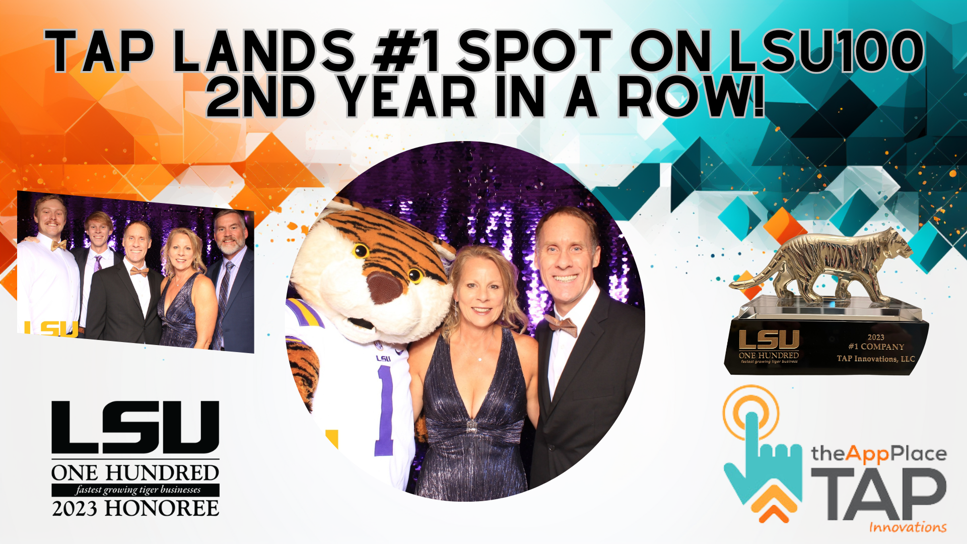 TAP Innovations Secures #1 Spot on the LSU 100 for 2nd Consecutive Year ...